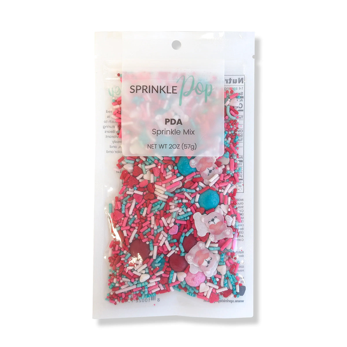 Sprinkle Pop PDA Sprinkle Mix Valentines Day — Cake and Candy Supply