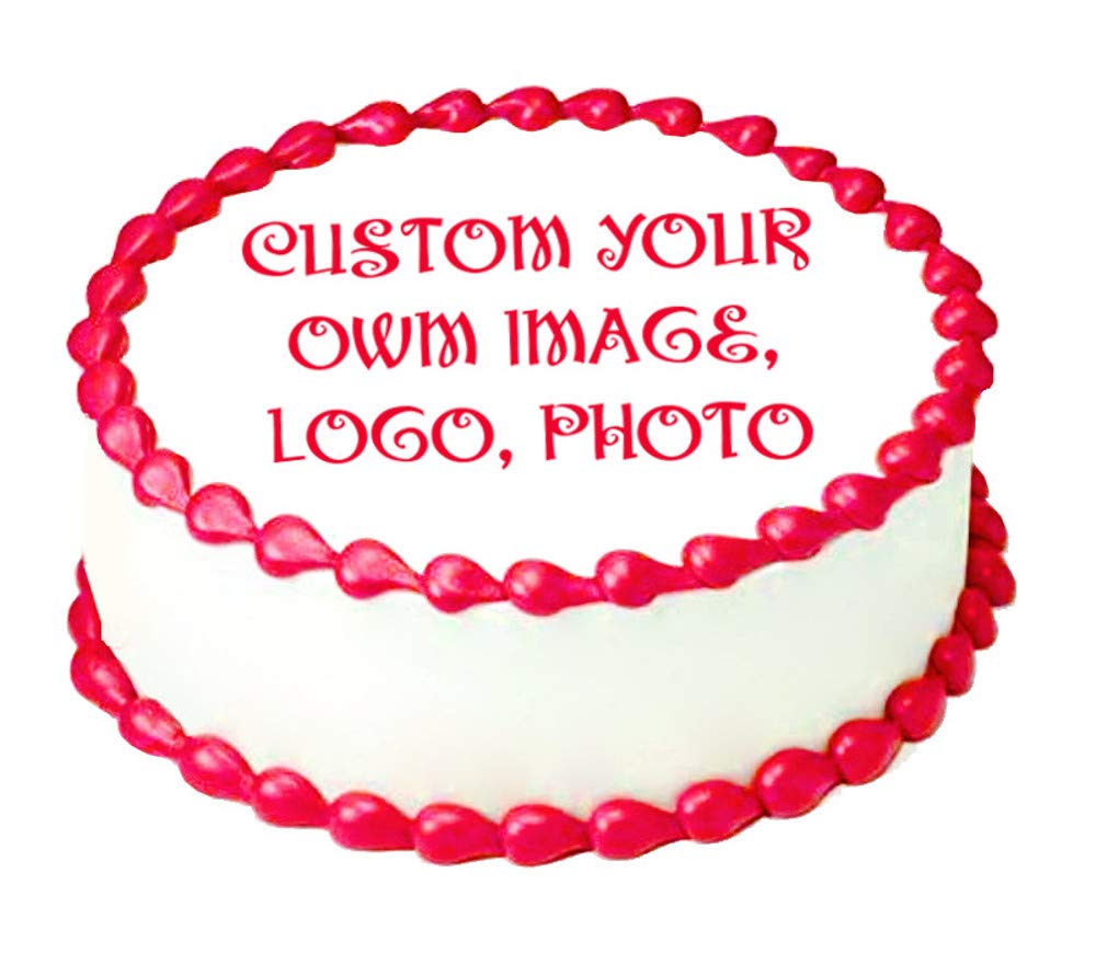 Custom Edible Image 8" circle — Cake and Candy Supply