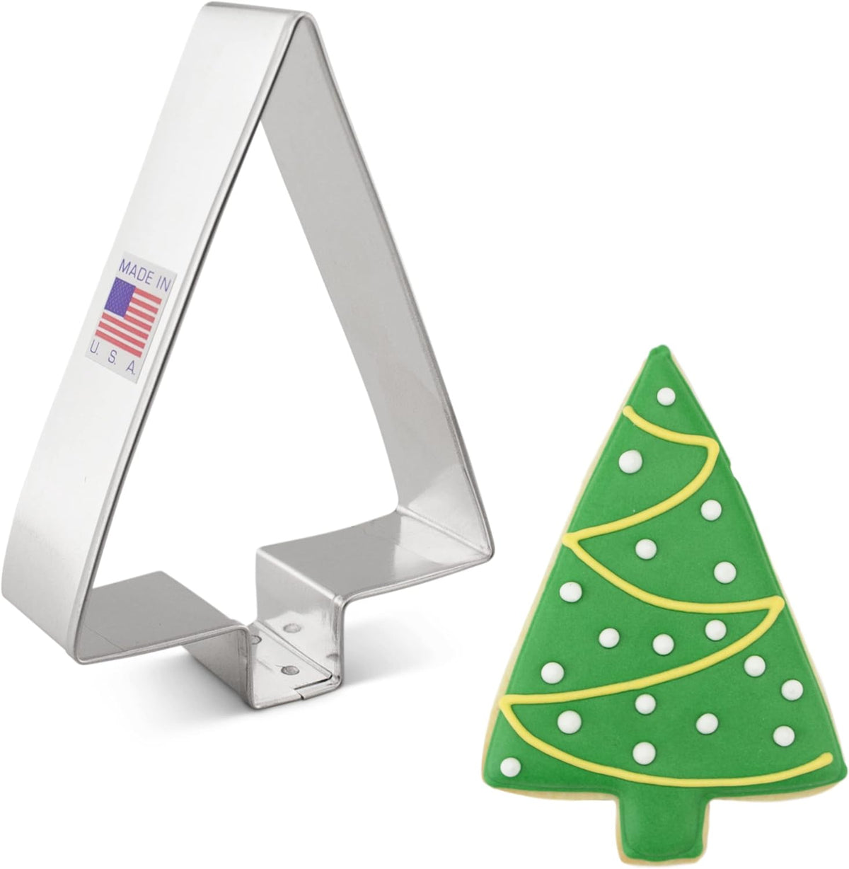 Ann Clark Streight Modern Style Tree Cookie Cutter 3.75" Christmas ...