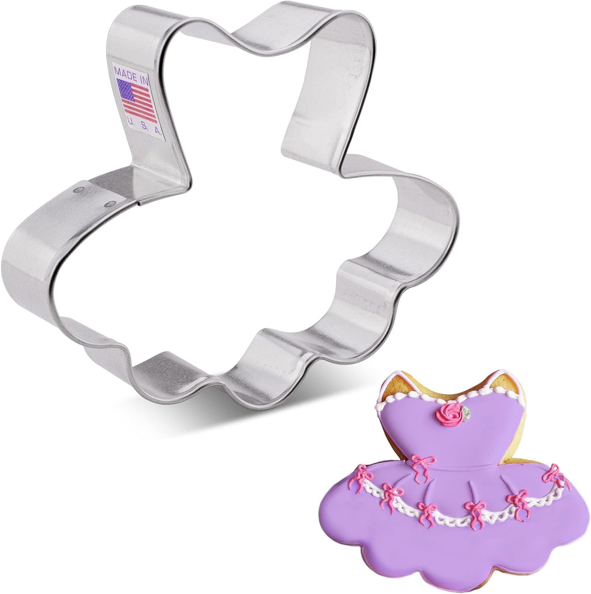 Ann Clark Tutu Ballet Dance Cookie Cutter 3.5" — Cake and Candy Supply