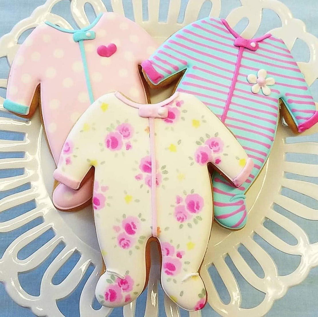 Ann Clark Baby Footie Pajamas PJs Cookie Cutter, 4.5" — Cake and Candy ...