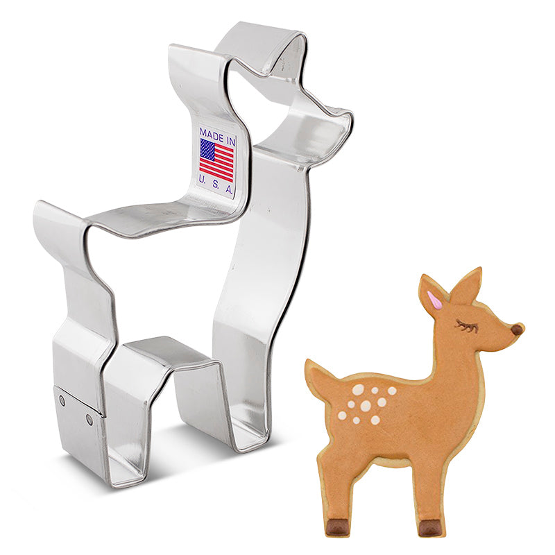 Ann Clark Cute Deer Cookie Cutter 4 1/4" Full Body Buck Doe — Cake and ...