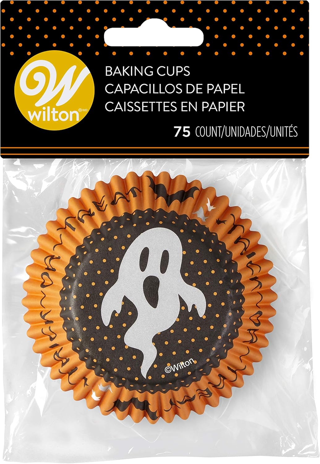 Wilton Halloween Trick or Treat Ghost Halloween Cupcake Liners — Cake ...