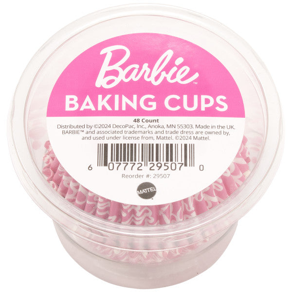 Barbie Baking Cups cupcake Liners, Greaseproof Paper, Pack of 48 — Cake ...
