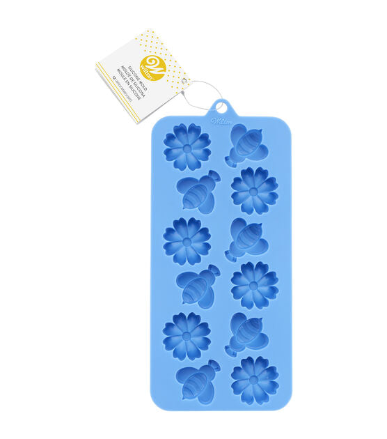 Wilton Silicone Flower and Bee Candy Mold — Cake and Candy Supply