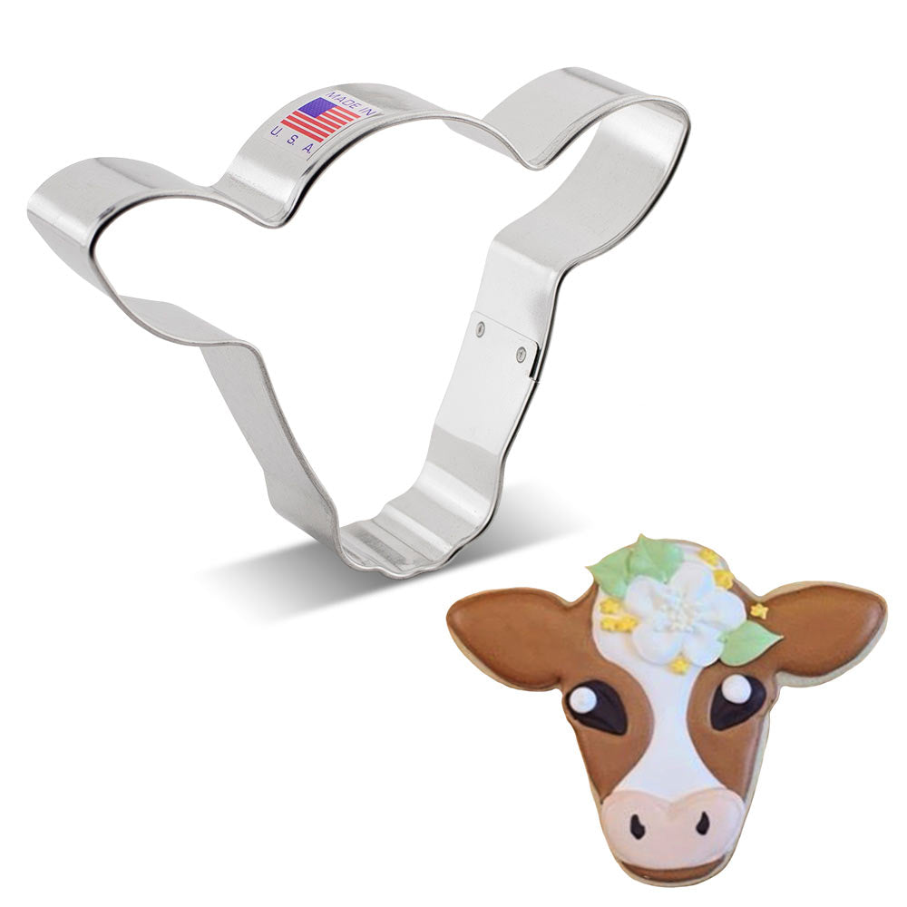 Ann Clark Cute Cow Face Cookie Cutter — Cake and Candy Supply