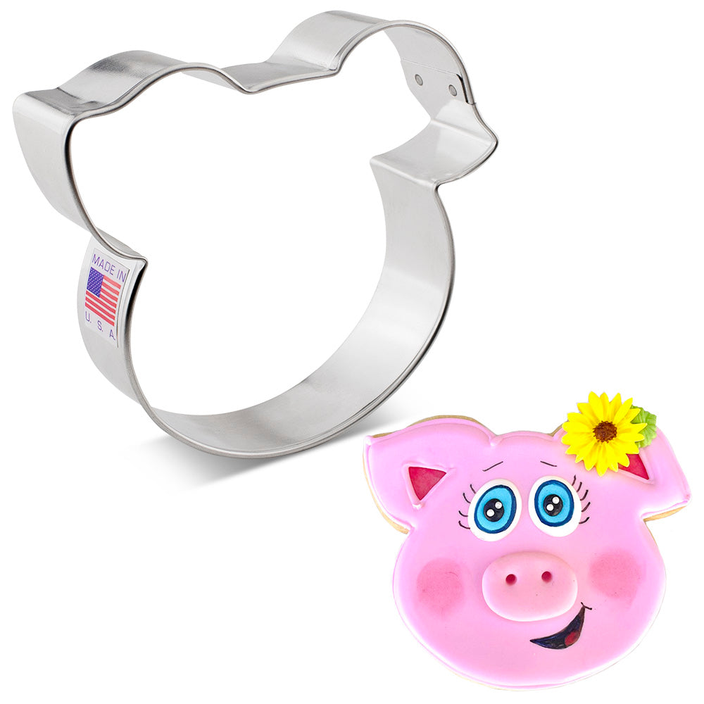 Ann Clark Pig Face Cookie Cutter, 4inch — Cake and Candy Supply