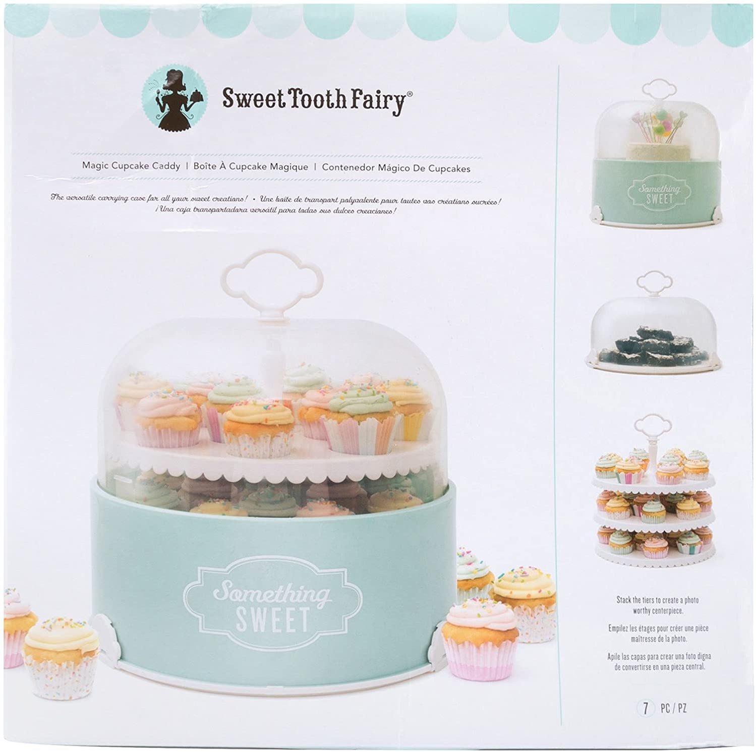 Sweet Tooth Fairy Magic Cupcake Caddy, Holds 36 cupcakes — Cake and ...