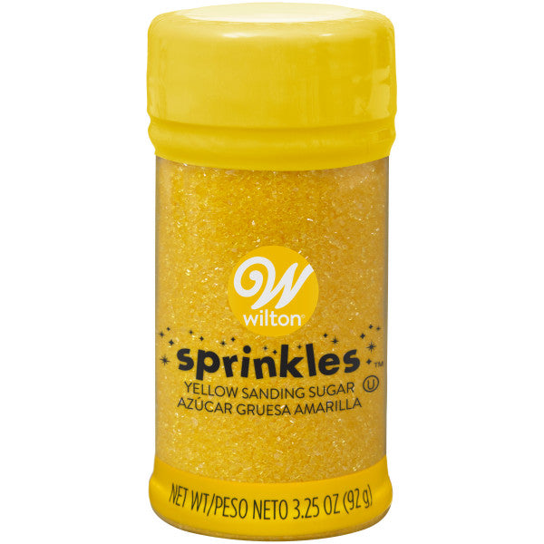 Wilton Yellow Sanding Sugar, 3.25 oz. — Cake and Candy Supply