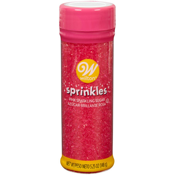 Wilton Pink Sparkling Sugar, 5.25 oz. — Cake and Candy Supply