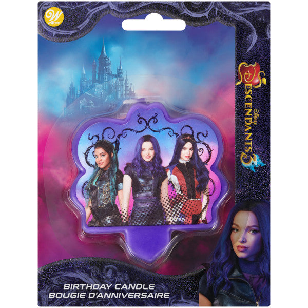 Wilton Disney Descendants 3 Birthday Candle — Cake and Candy Supply