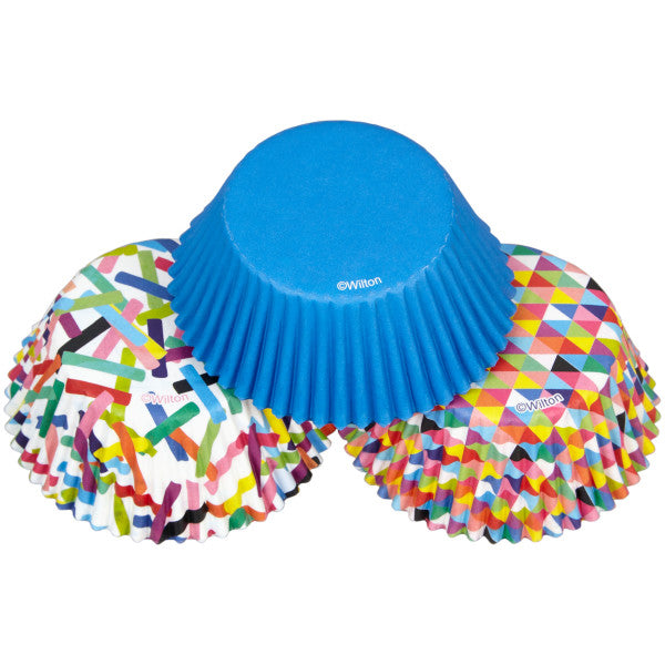 Wilton Bright Cupcake Liners, 75-count — Cake and Candy Supply