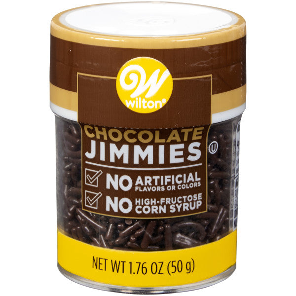 Wilton Naturally Flavored Chocolate Jimmies Sprinkles, 1.76 oz. — Cake ...