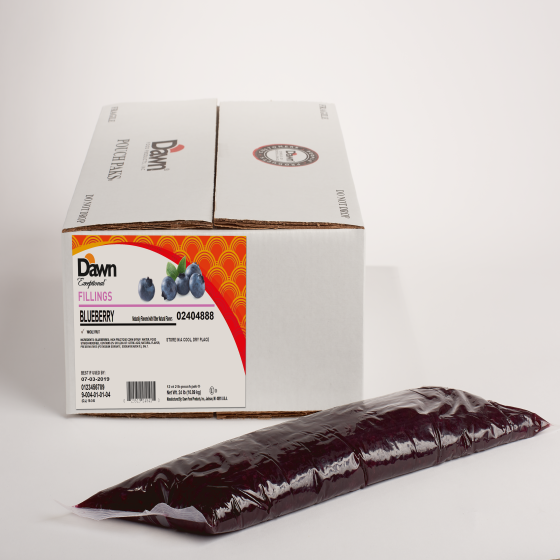 Dawn Exceptional Fillings Whole Blueberry Filling Pouch Pack 2 pounds ...